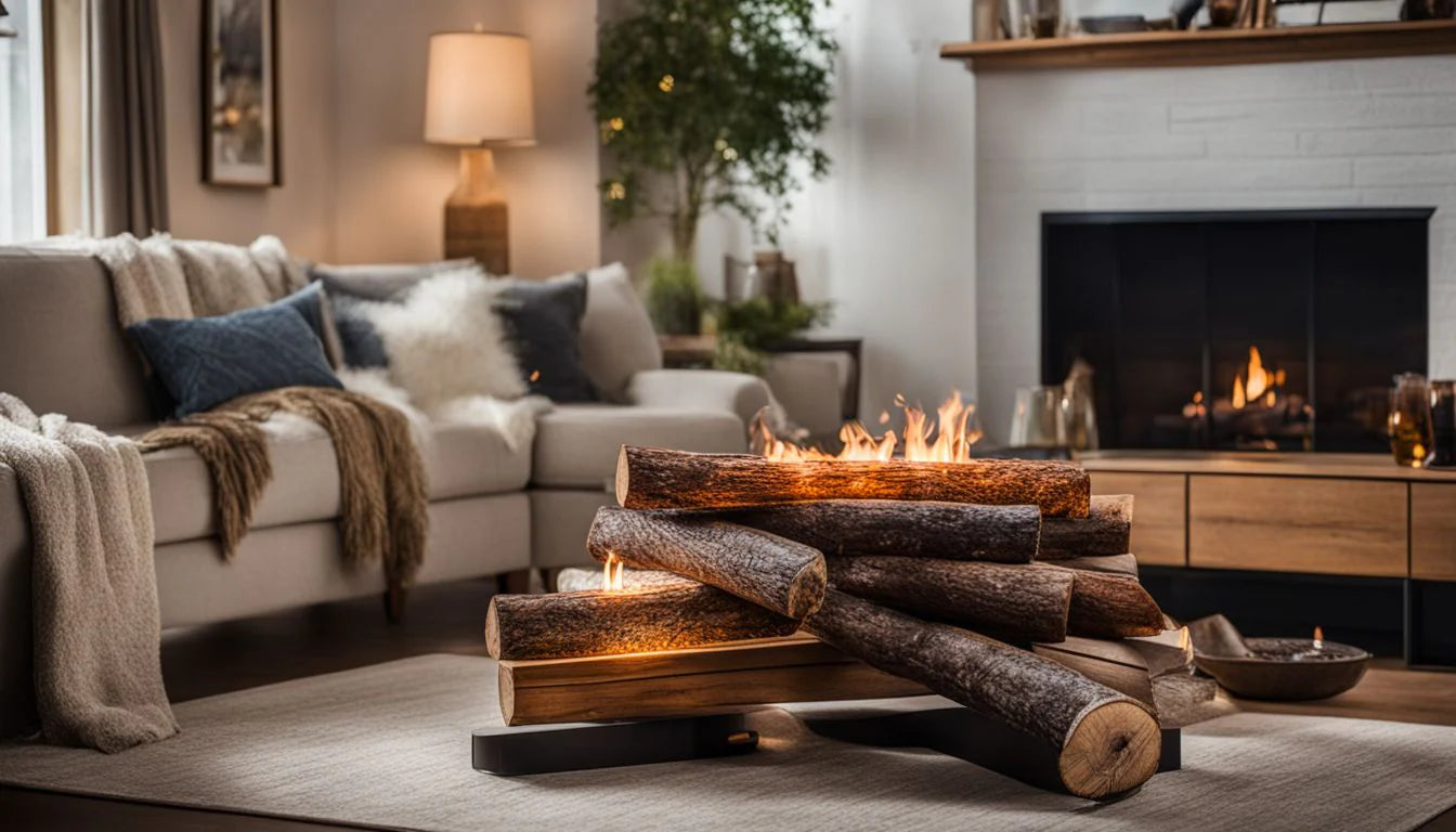 How To Make Your Own Fake Electric Fireplace Logs - Fireplace Choice