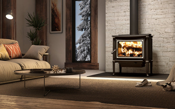 Enerzone Harmony 2.3 Wood Burning Stove - Nickel AC01233 – Fireplace Choice